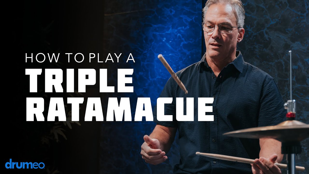 How To Play A Triple Ratamacue - Drum Rudiment Lesson - YouTube