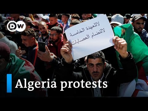 Algerian protesters rally, connect through Facebook chain messages | DW News