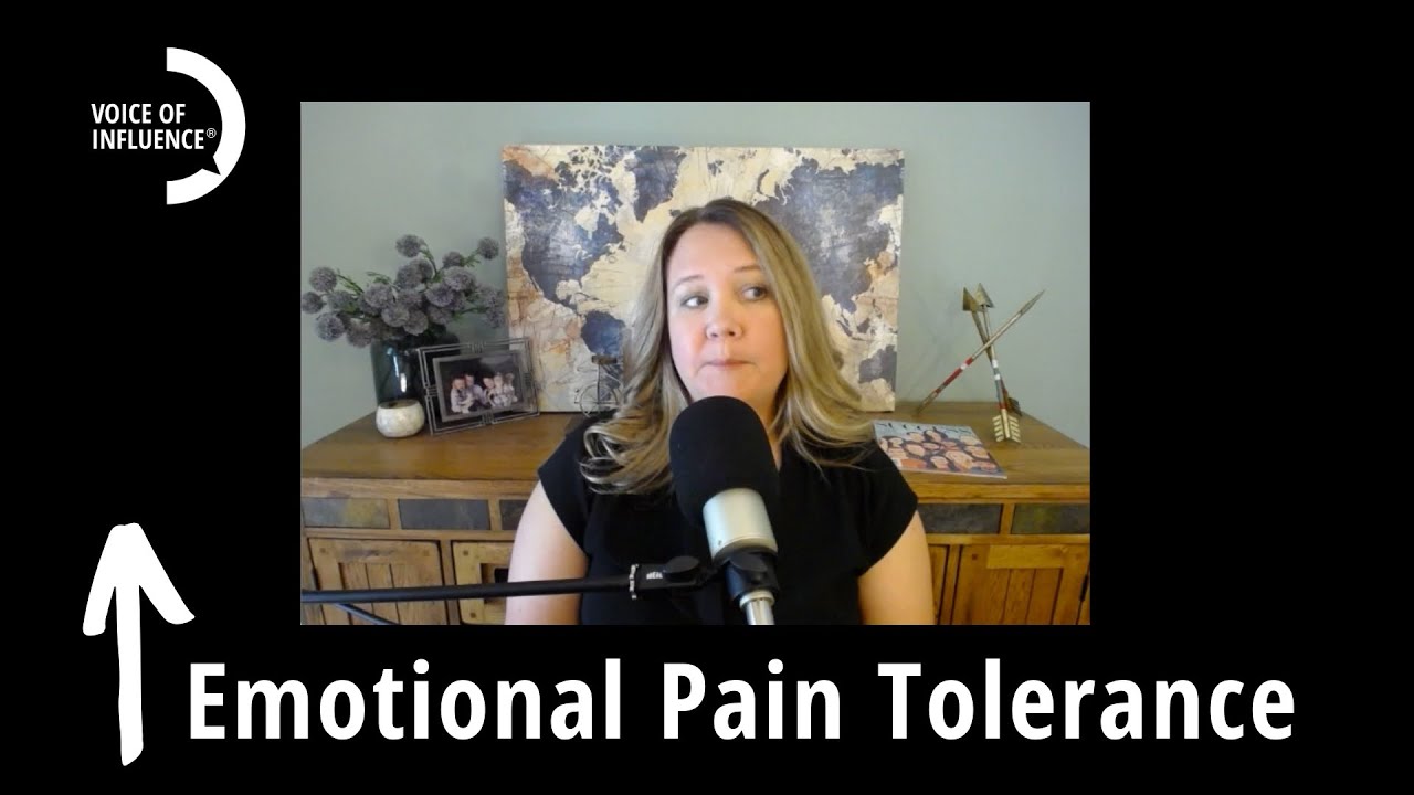 How to Increase Your Emotional Pain Tolerance - YouTube