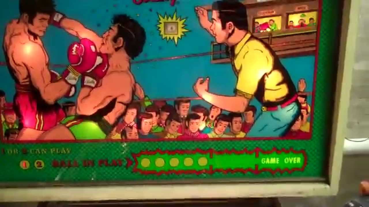 bally knockout pinball machine. playfield change. pinball. em pinball ...