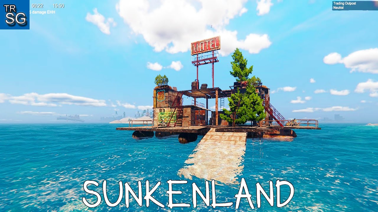 Waterworld Survival Sunkenland Gameplay - Where you can Find the Trader ...