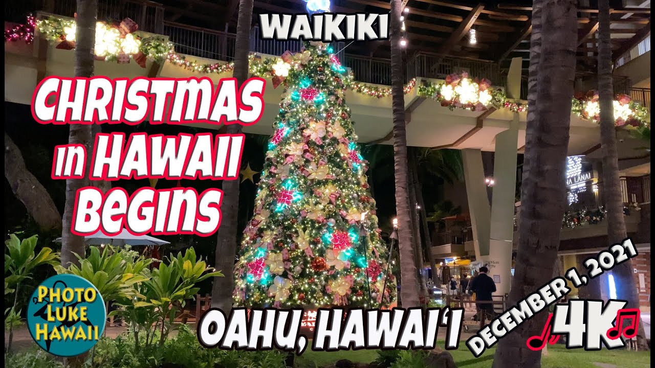 Christmas in Hawaii Begins December 1, 2021 Waikiki Oahu Hawaii ...