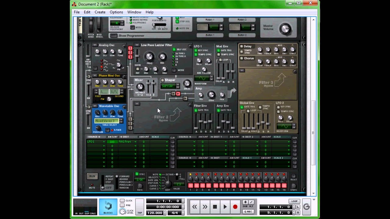 How to make a Dubstep Wobble Bass in Reason 4/5 - YouTube