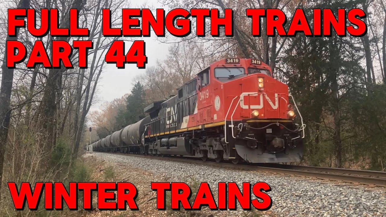 Long Winter Trains. Full Length Trains Part 44 - YouTube
