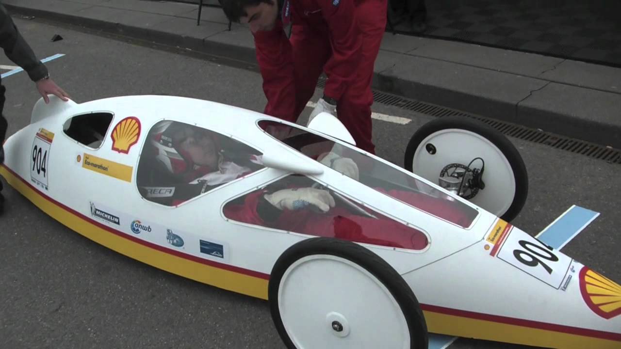 Essai Prototype Eco Marathon Shell 2012 - YouTube