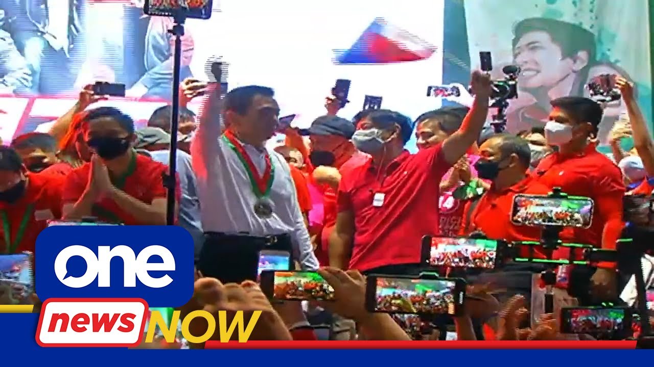 BBM-Sara starts using drone shots in campaign rally - YouTube