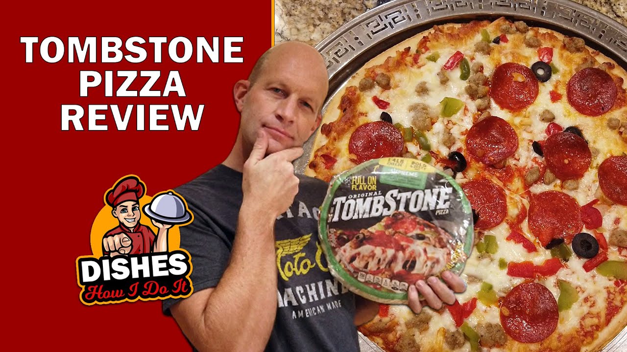 Frozen Pizza Review - Tombstone Full On Flavor Supreme Pizza - YouTube