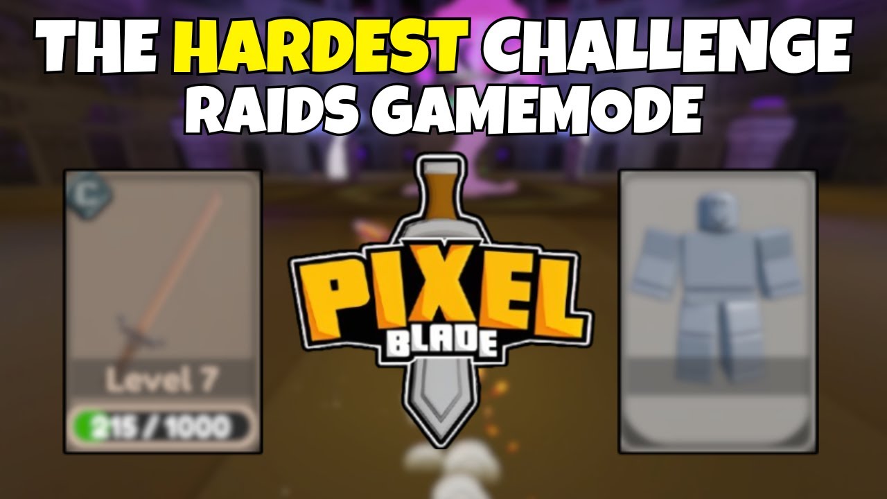 This Challenge Makes Raid Defense IMPOSSIBLE In Pixel Blade.. - YouTube