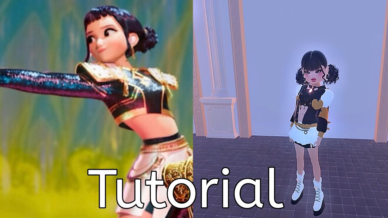 GOLDEN Zoey from KPop Demon Hunters DTI tutorial #kpopdemonhunters #dresstoimpress #dti #roblox ...