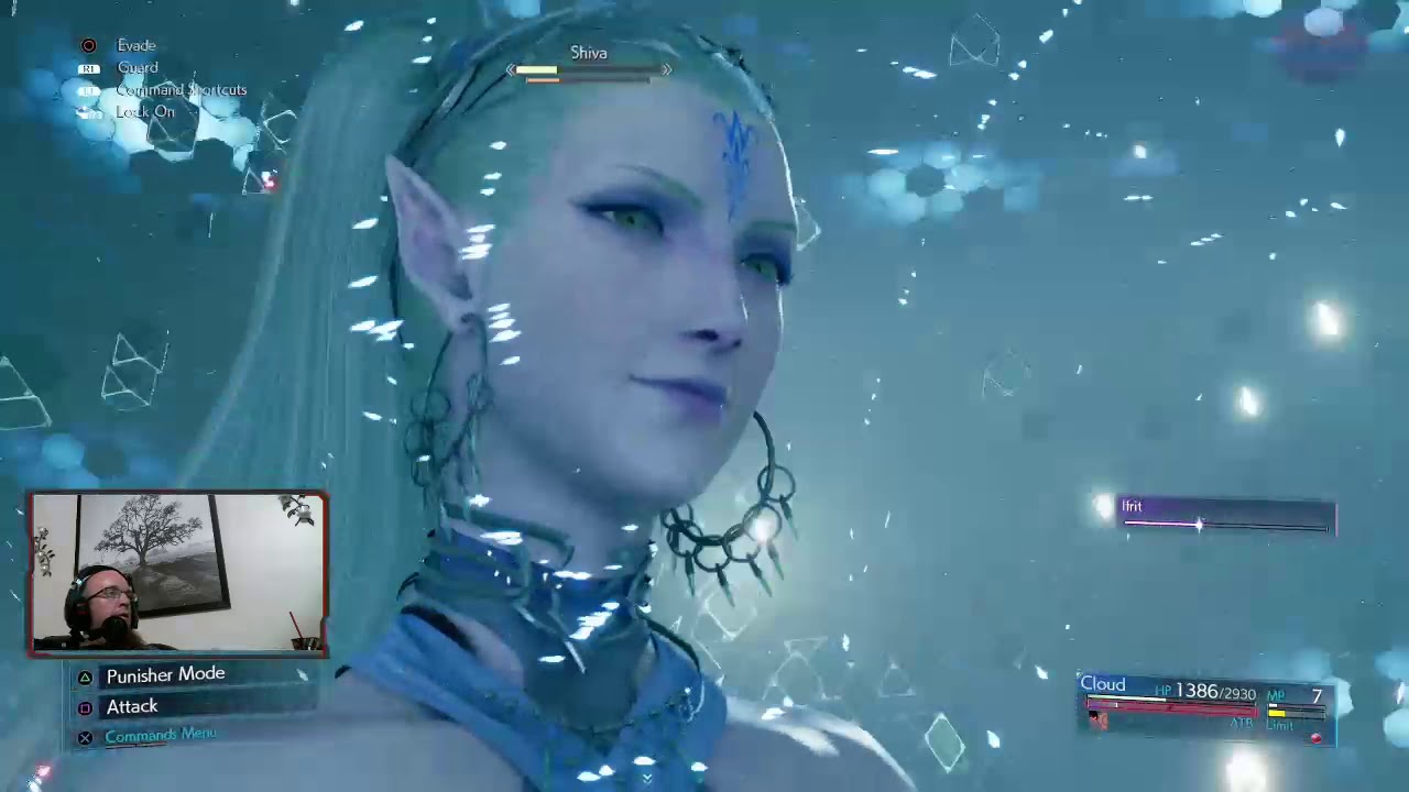 Final Fantasy 7 Remake Shiva Fight!!!! From Live Stream - YouTube