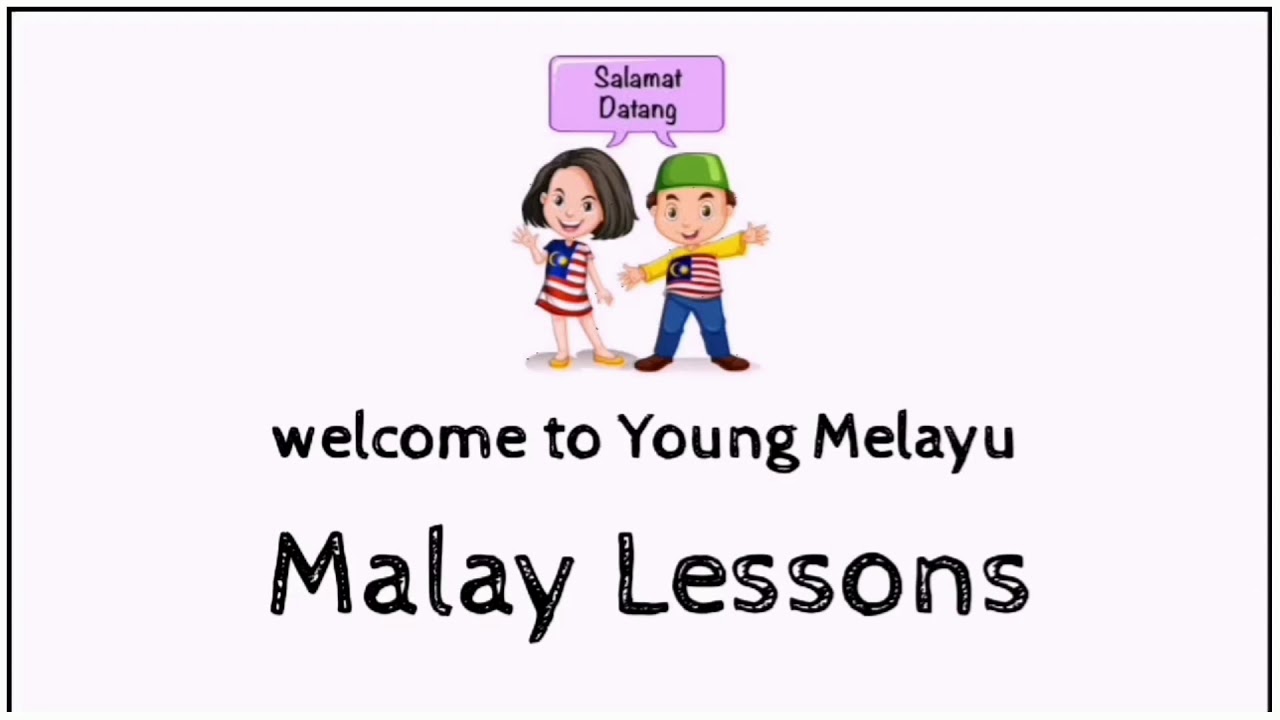 Malay Lesson 01 - YouTube