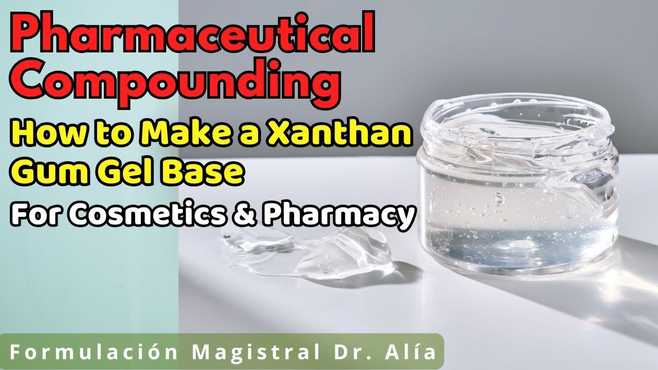 How to Make a Xanthan Gum Gel Base for Cosmetics & Compounding - YouTube