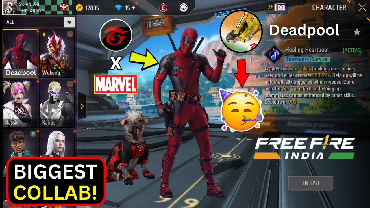 Free Fire X Deadpool | Free Fire New Event | FF New Event | Free Fire ...