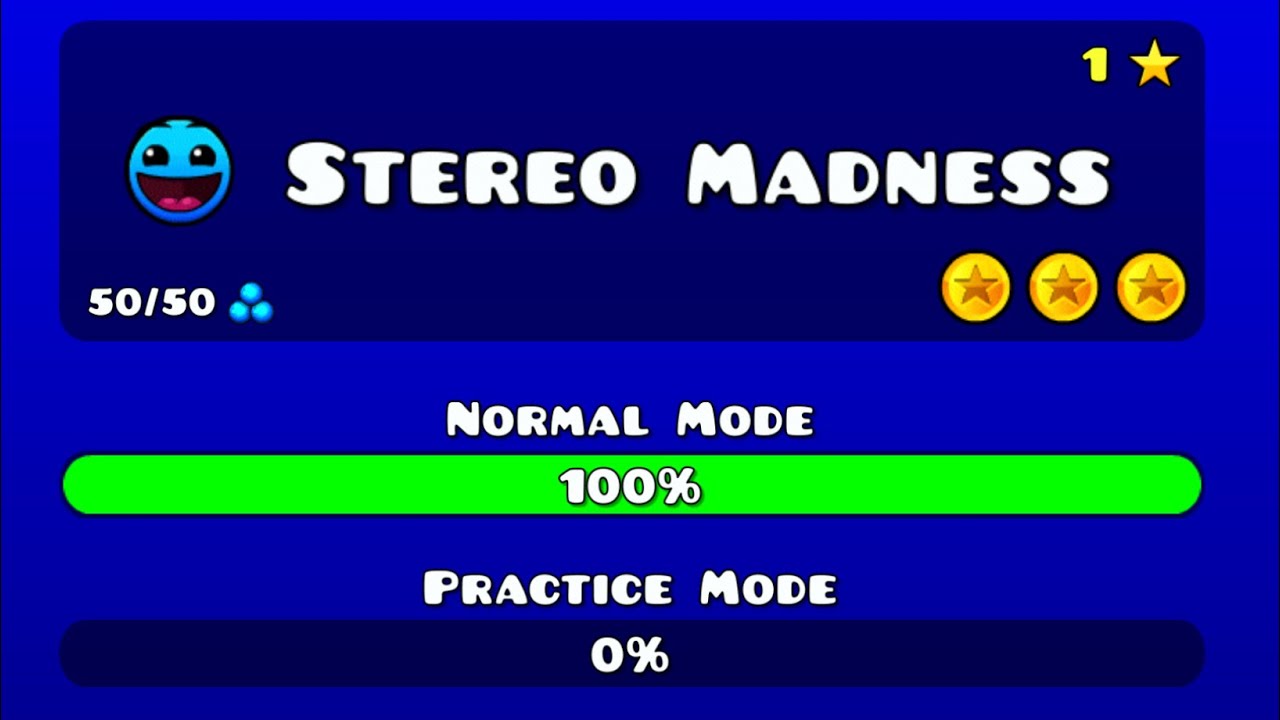 Stereo Madness Walkthrough | All Coins - YouTube
