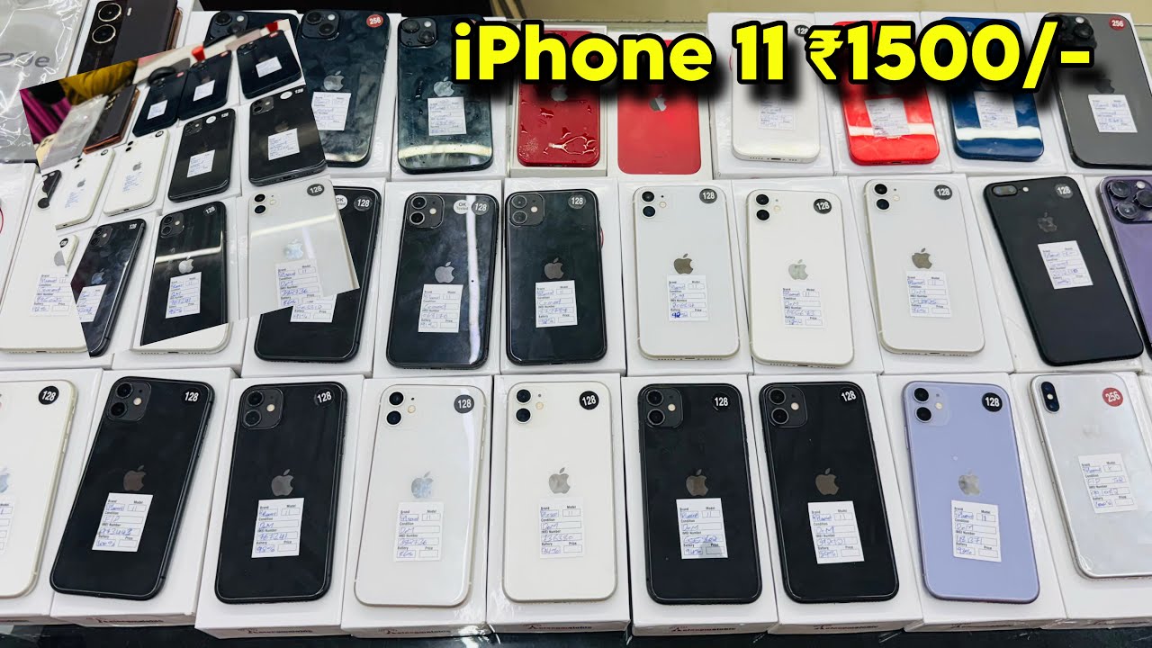 Biggest iPhone Sale Ever🔥| Cheapest iPhone Market | Second Hand Mobile ...