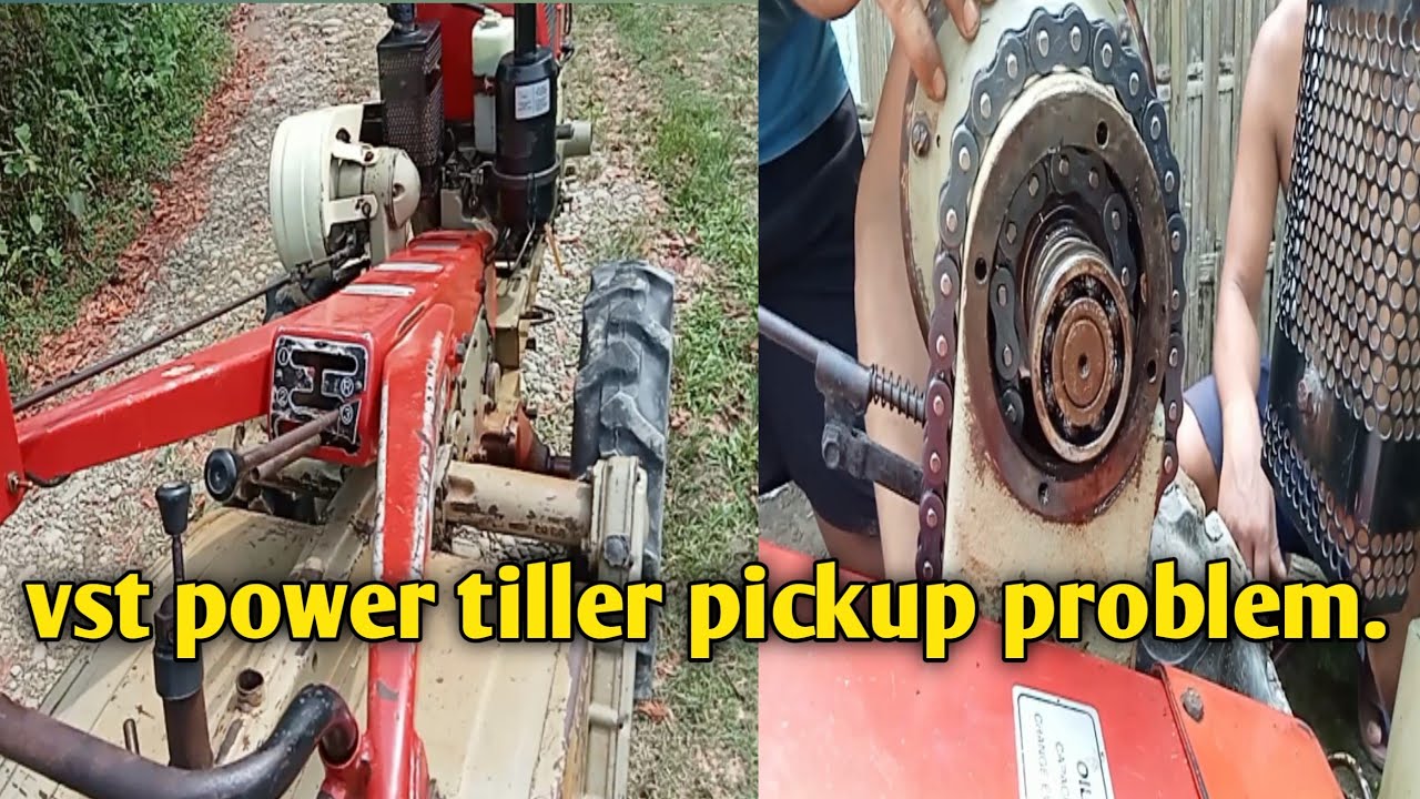 power tiller clutch chain fitting ।।vst power tiller clutch chain ...