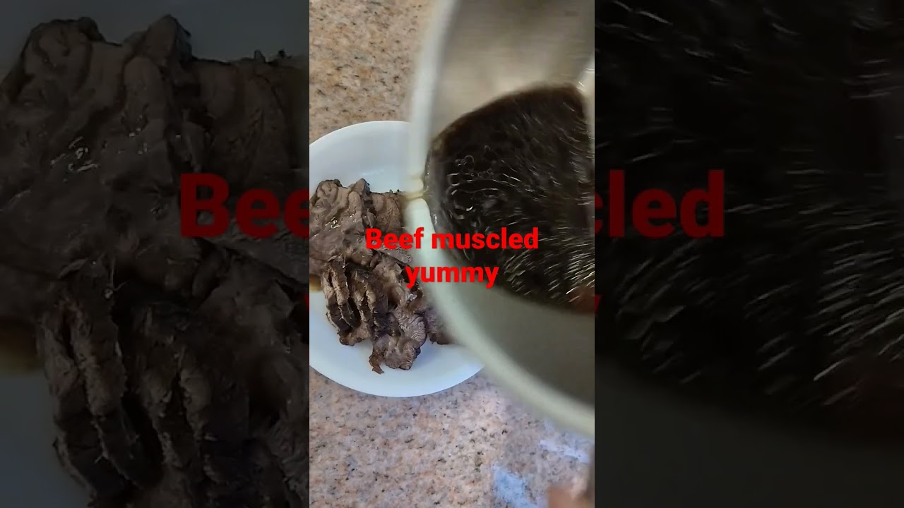 yummy beef muscle - YouTube