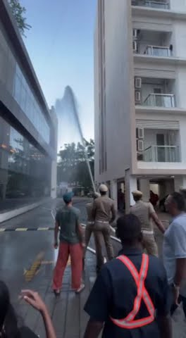 Fire fighting demo using fire hydrant - YouTube