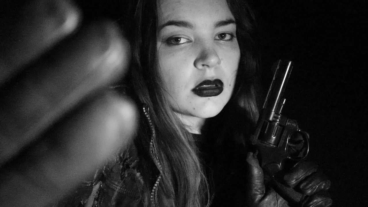 ASMR You're a Thief! Leather Coat and Gloves, Scalp Massage, Tapping ...