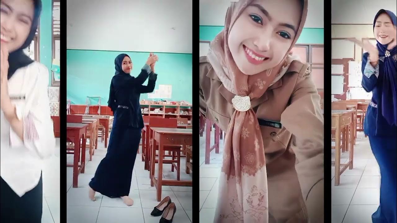 Guru Jilbab Rok Span goyang tiktok - YouTube