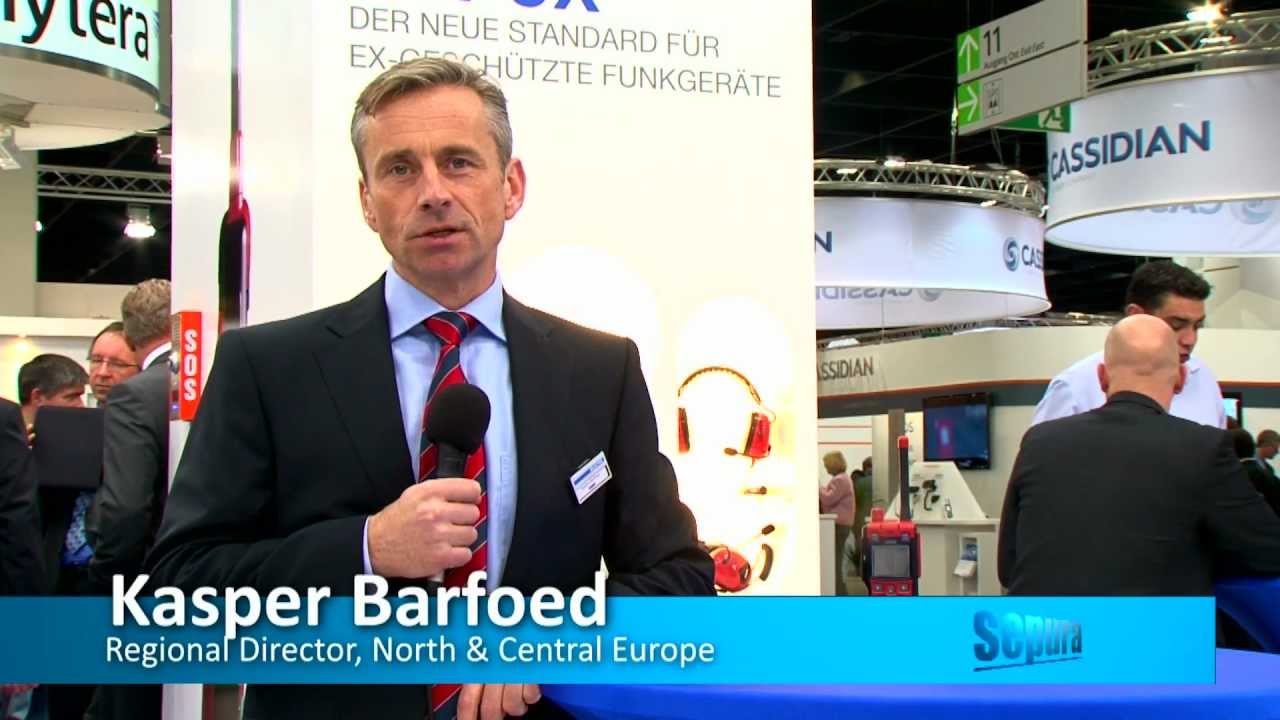 PMR Expo 2011-Kasper Barfoed from Sepura presents STP8X ATEX TETRA ...