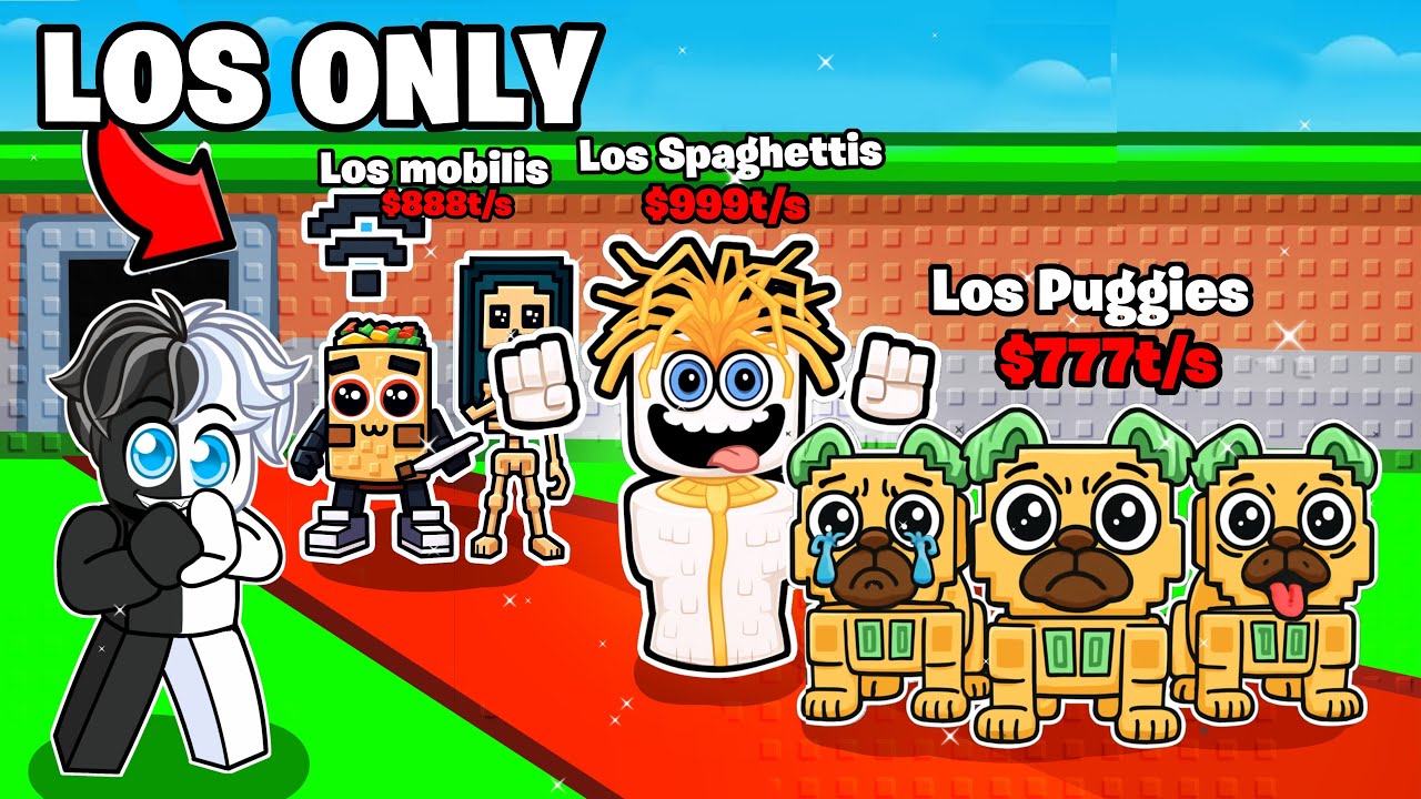 $0 to $1 TRILLION Using LOS ONLY Brainrots! - YouTube