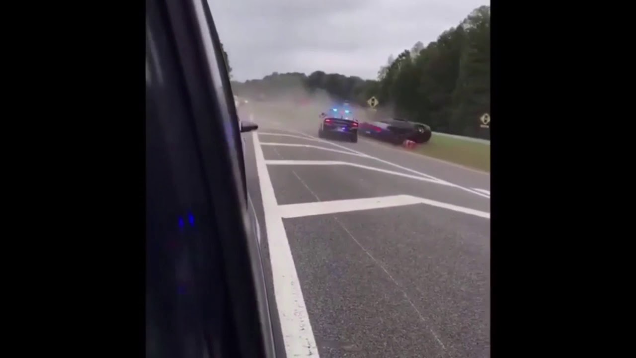 GSP Pursuit and PIT Forsyth County - YouTube