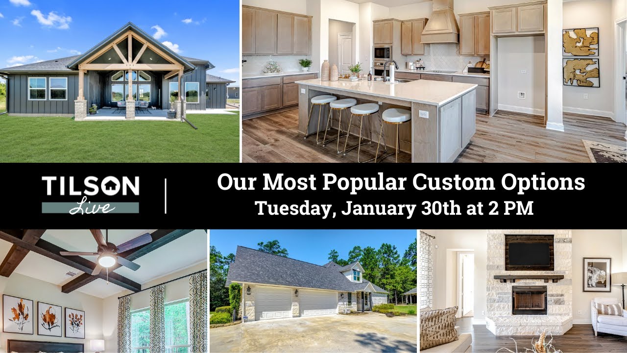 Tilson Live! Our Most Popular Custom Options - January 30, 2024 - YouTube