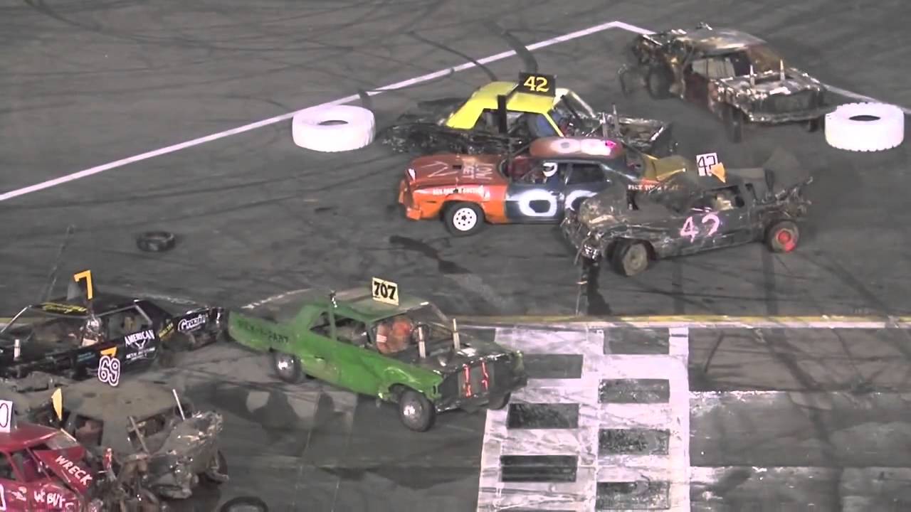 Demolition Derby - Irwindale Speedway - April 6, 2013 - YouTube