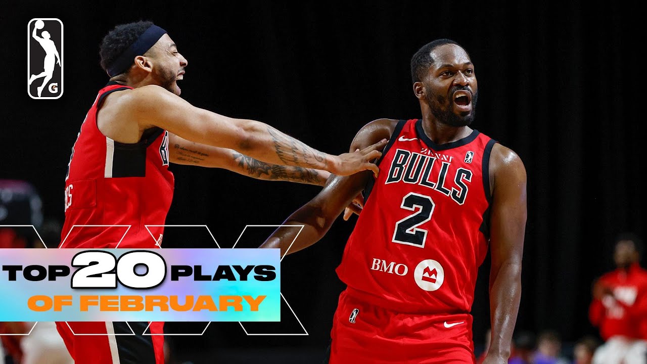 G League's Top 20 Plays of February - YouTube