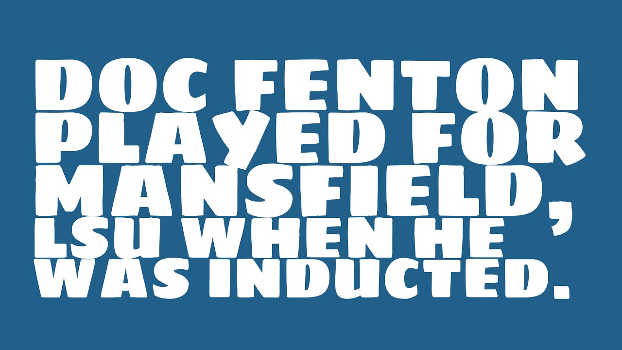 Who did Doc Fenton play for? - YouTube