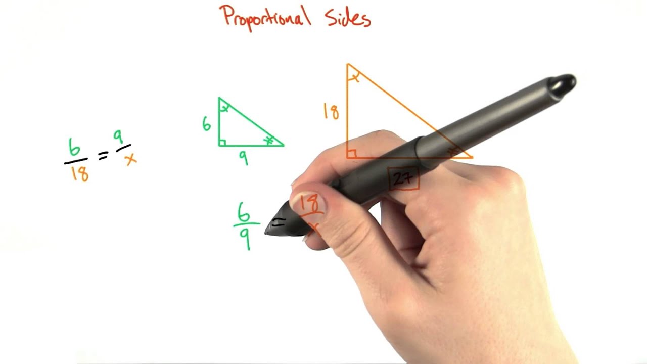 Proportional sides - Intro Algebra Review - YouTube