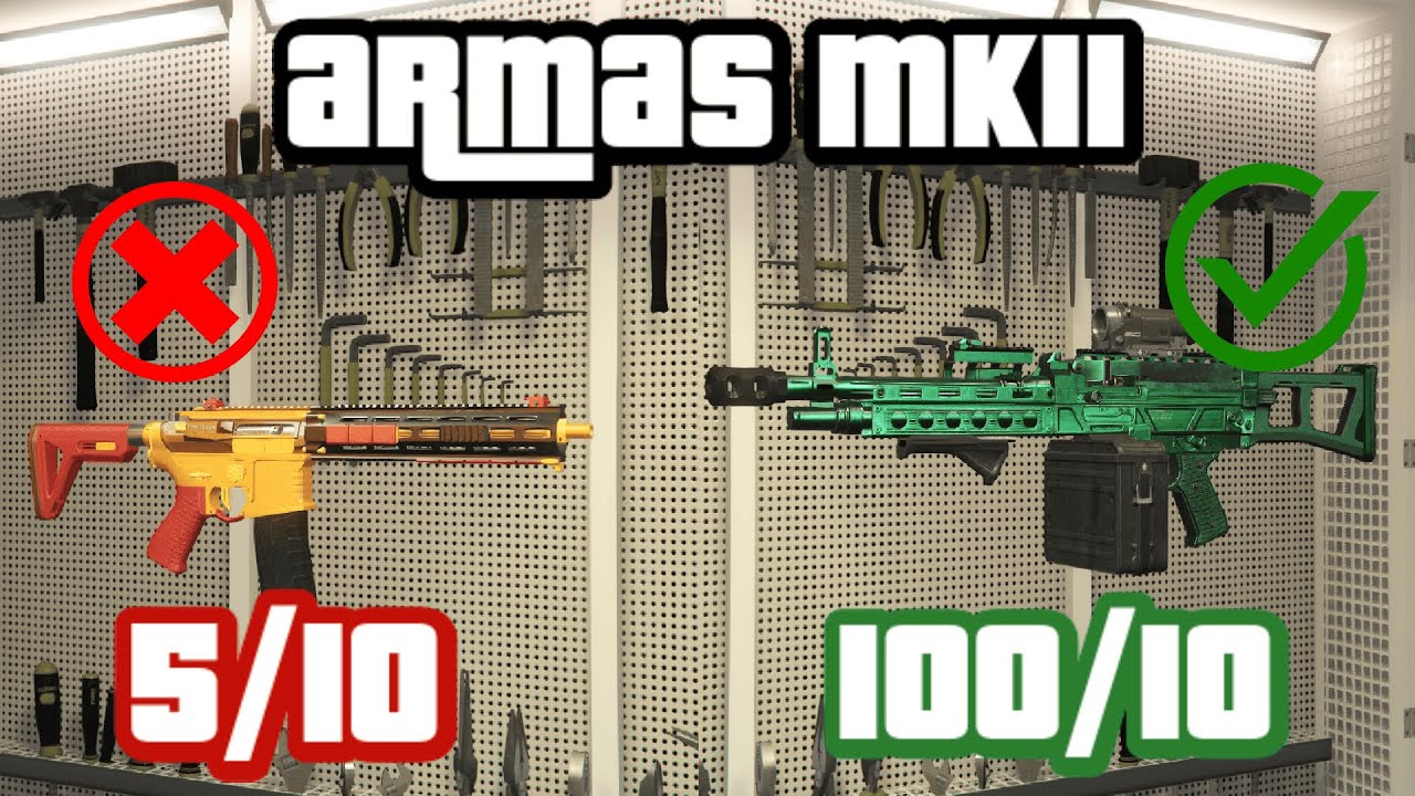 TODAS las ARMAS MK2 | MKII del GTA Online ¿Valen la pena? - YouTube