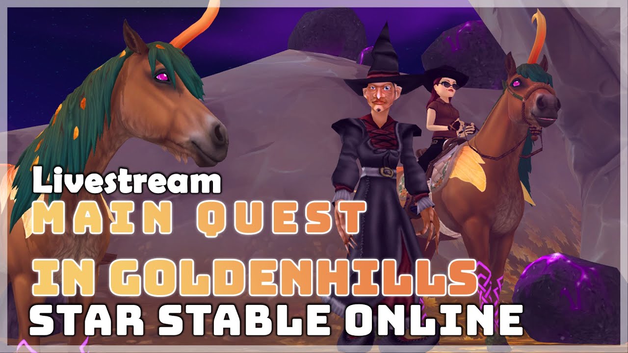 Main Quest In Goldenhills 🍁 | Star Stable Online | LIVESTREAM! NA ...