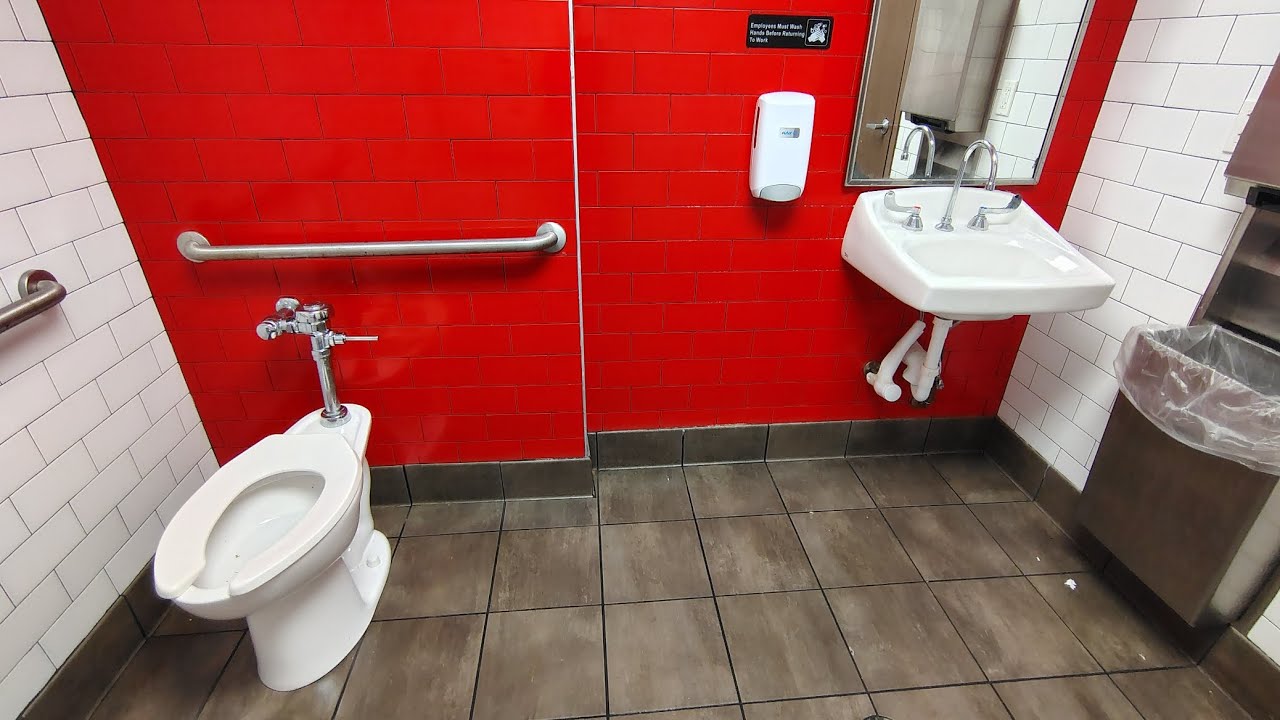 593. Arby's mens restroom full shoot! - YouTube