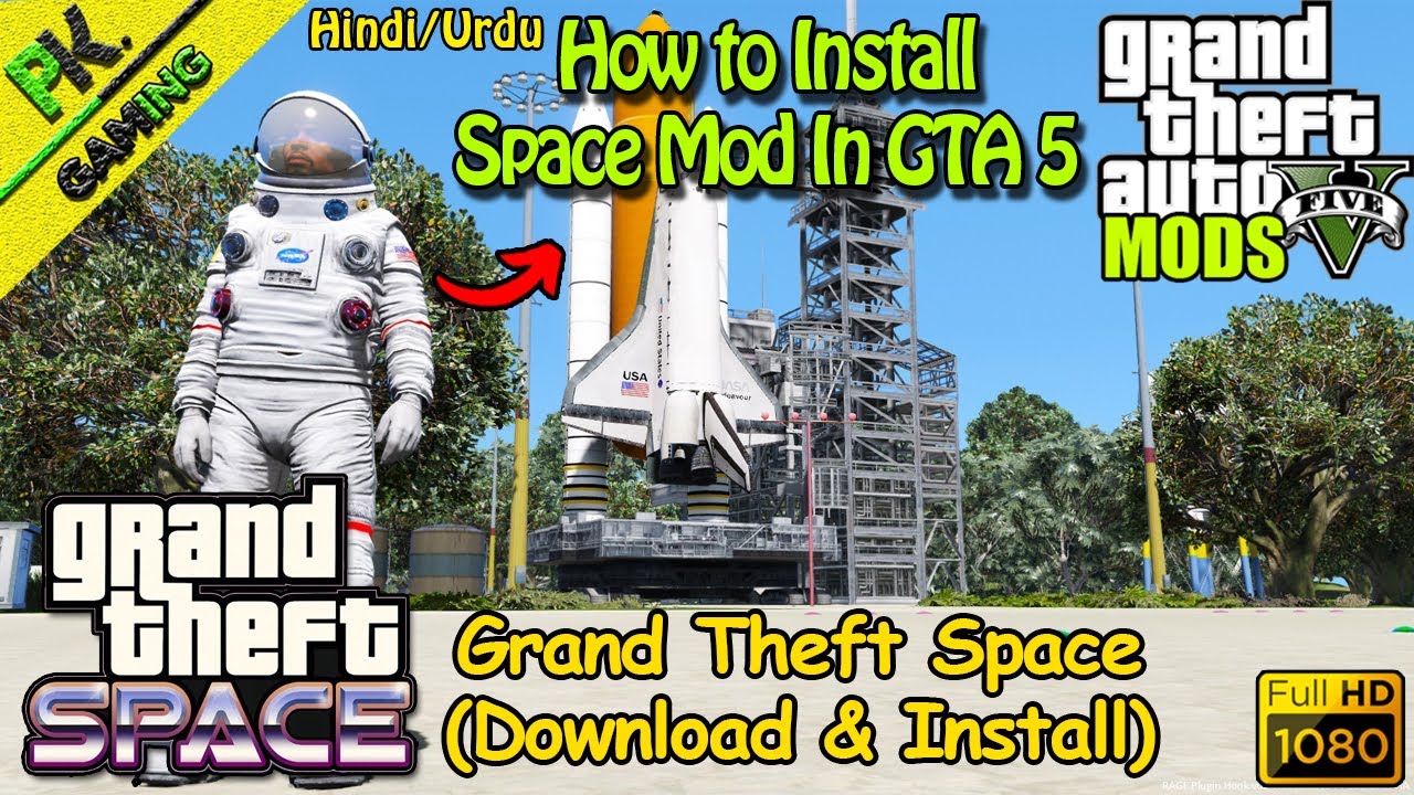 How to install Space Mod in GTA 5 | How To Install Grand Theft Space In ...