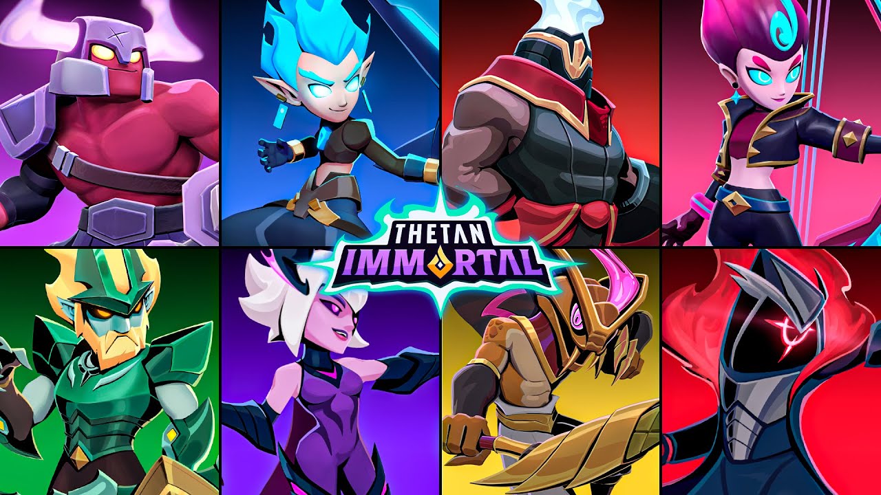 Thetan Immortal ALL Characters Skills | 2K 60FPS - YouTube