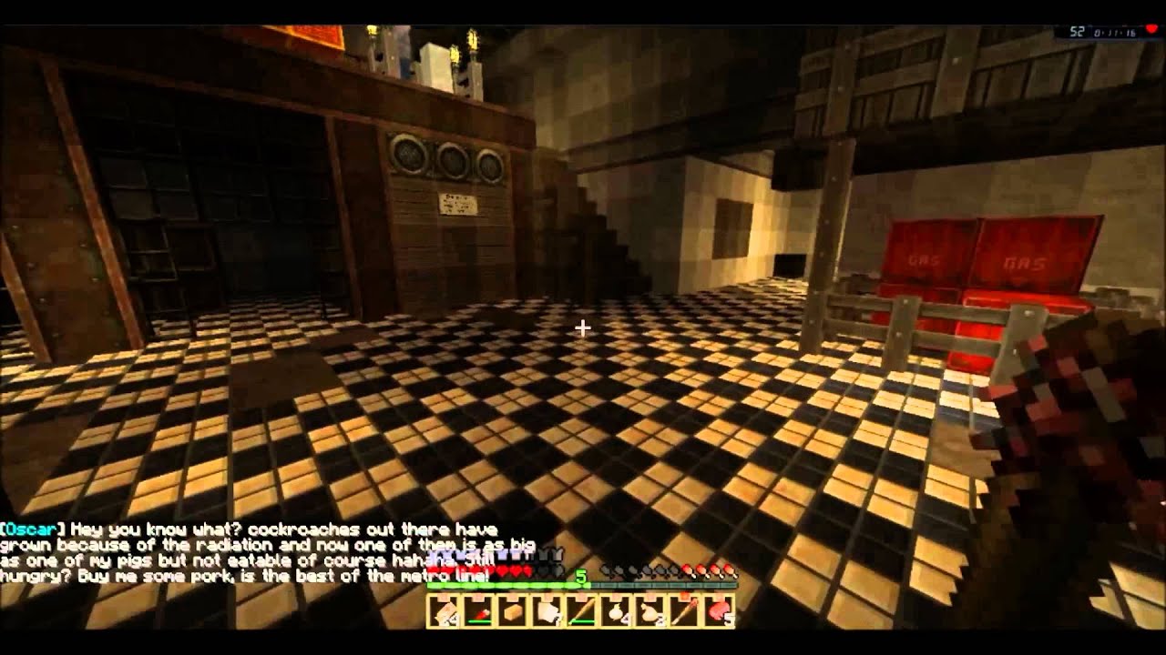 Metro post apocalypse 1/4 (map Minecraft) - YouTube