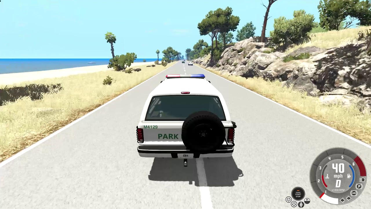 BeamNG drive #17 Park Ranger And The Ramp Gameplay - YouTube