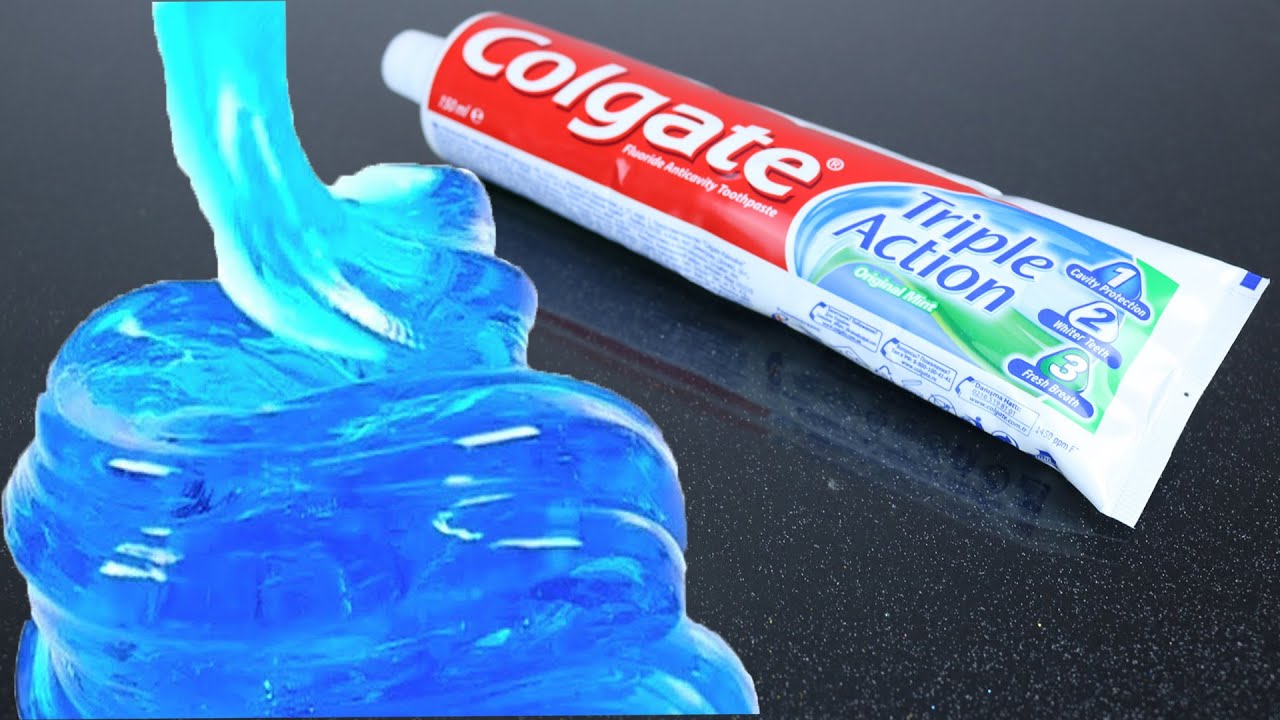 Real 1 ingredient Slime! Only Toothpaste and Salt ,NO GLUE Slime Recipe ...