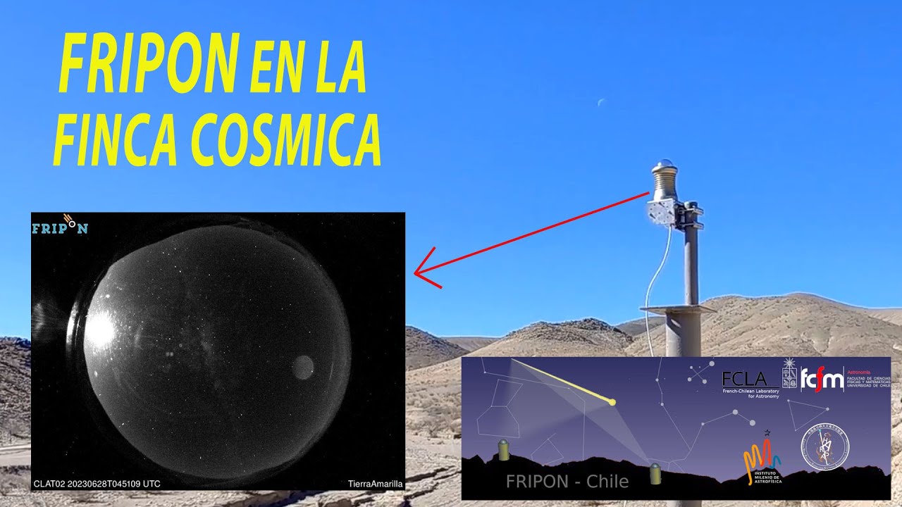 Proyecto FRIPON llega a la Finca Cósmica - YouTube