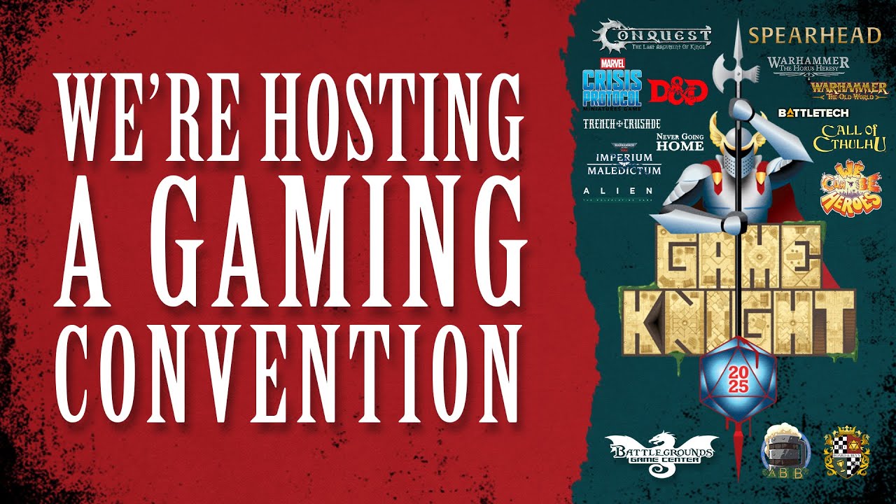 We're Hosting Our First Gaming Convention! - Game Knight 2025 - YouTube