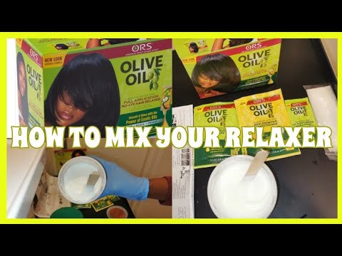 HOW TO MIX YOUR RELAXER | RELAXER YOUR 4C HAIR | AMIFULLEST - YouTube