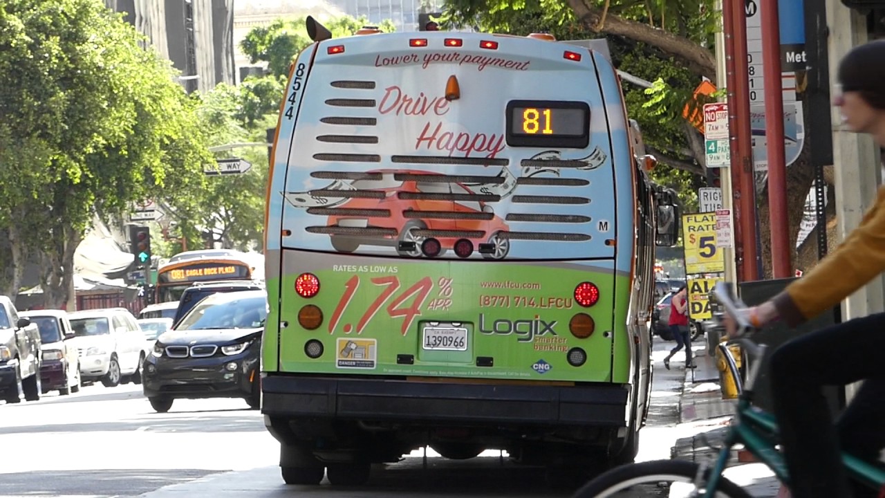 LA Metro Bus: 2012 NABI 40C-LFW (Compo) Route 81 Bus #8544 at 7th-Hill ...