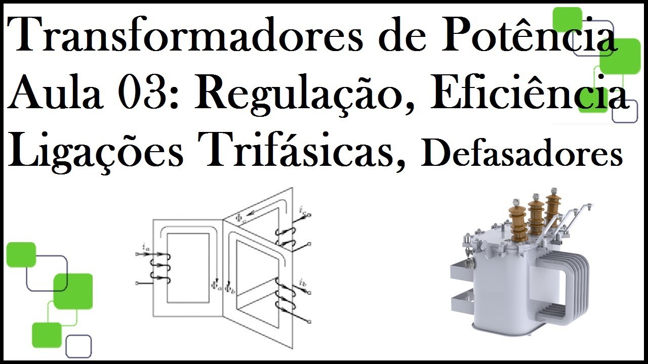 Transformadores de Potência: ( Aula 03: Trafo Trifásico, Eficiência ...