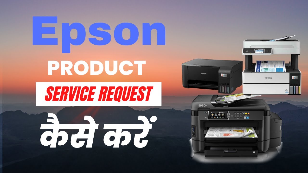 Epson printer service request kaise kare | epson l3210 printer service ...