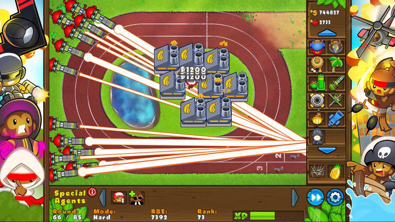 Bloons Tower Defense 5 | Map: Sprint Track | All Medals - YouTube