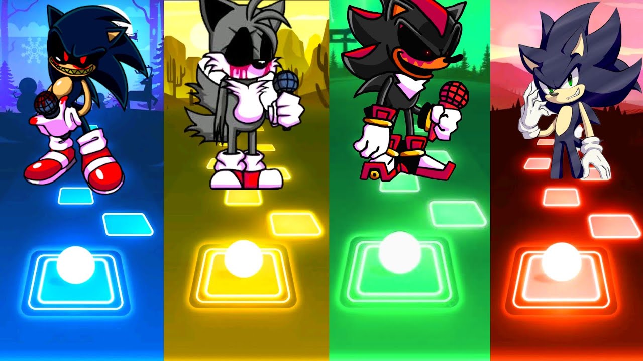Sonic Exe FNF Vs Tails Exe FNF Vs Shadow Exe FNF Vs Dark Sonic. 🎶 Tiles ...