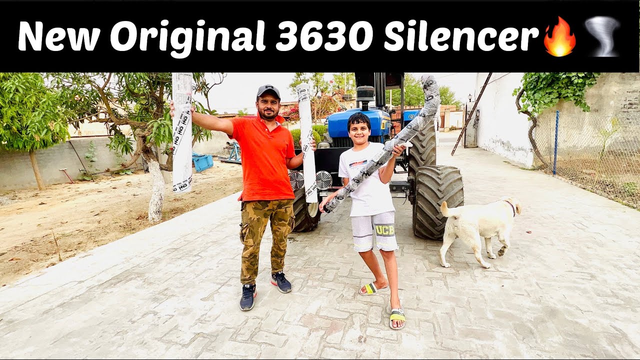 New Original Holland silencer🔥(Modified tractor) - YouTube