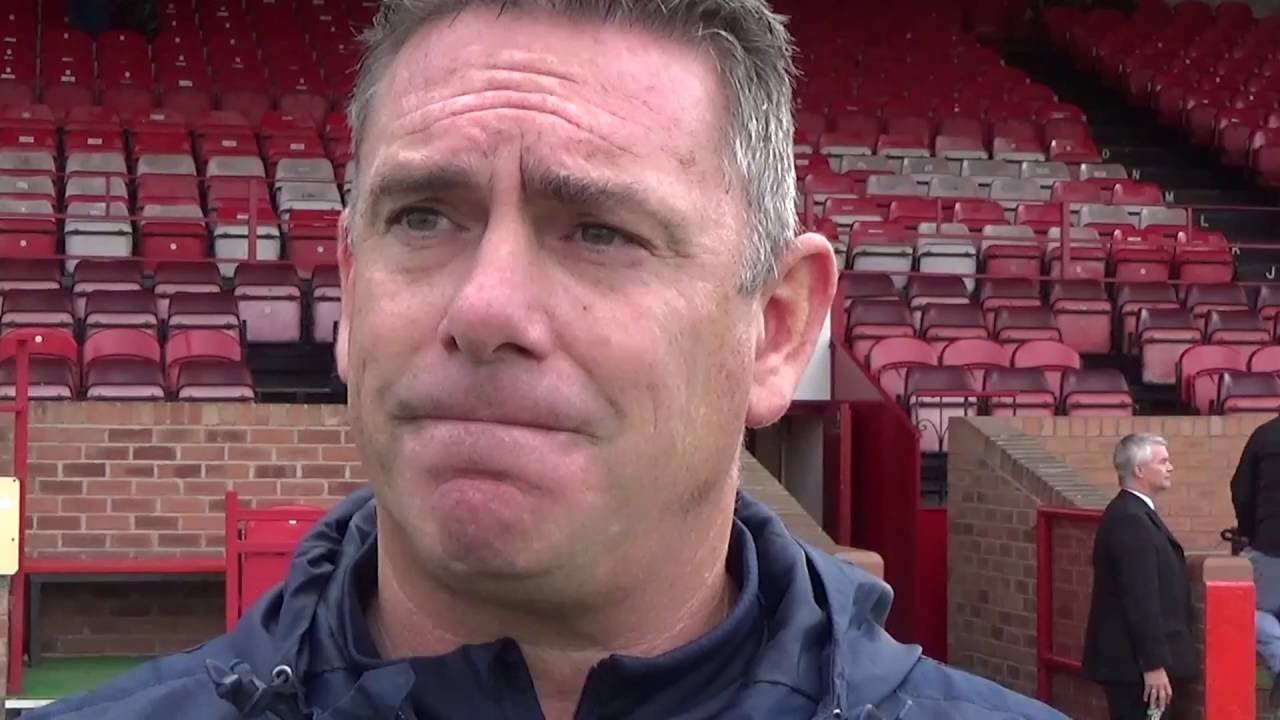 Nick Gray talks after defeat to Altrincham in the FA Cup - YouTube